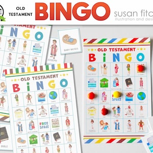 New Testament BINGO Printable Game Bible Game for Kids - Etsy