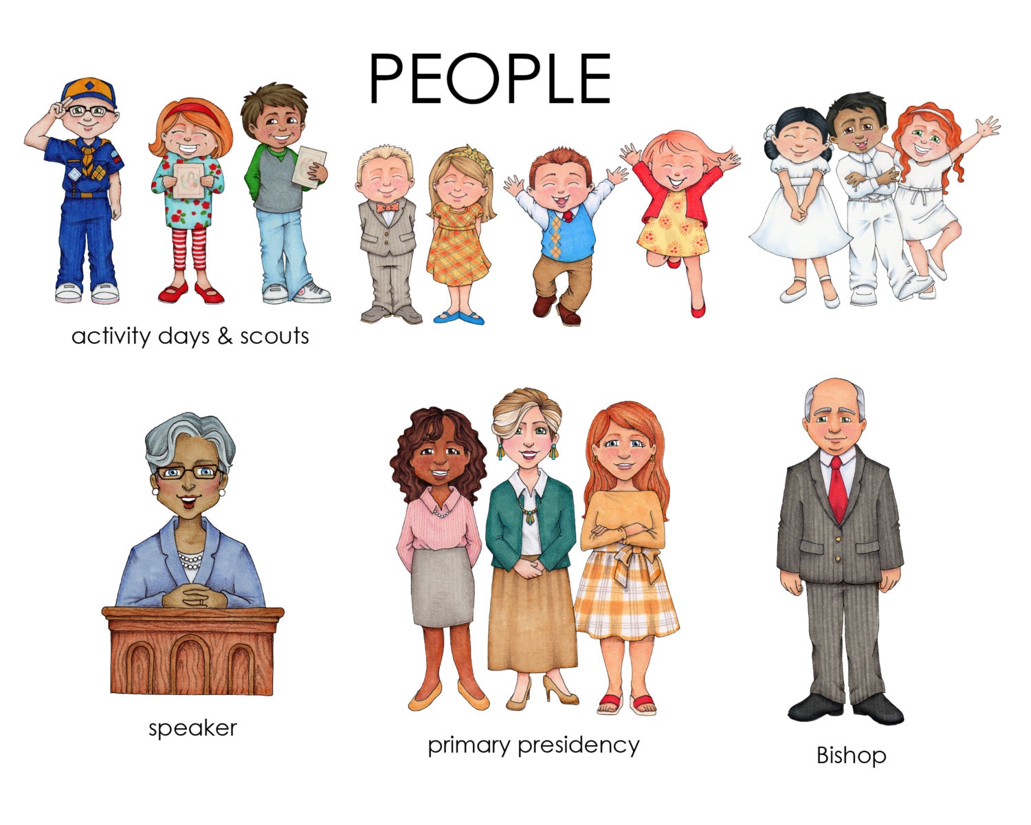 Lds Baptism Clip Art