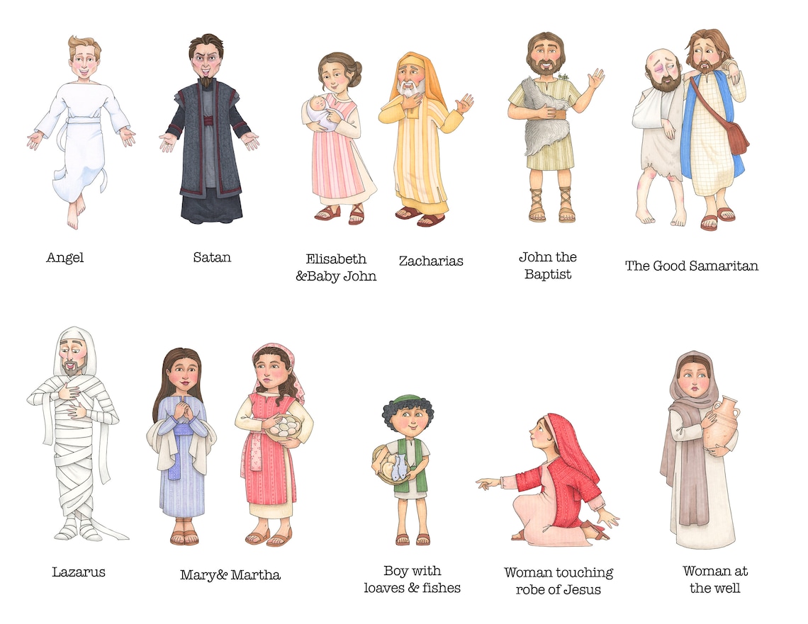 New Testament Character Clip Art - Etsy