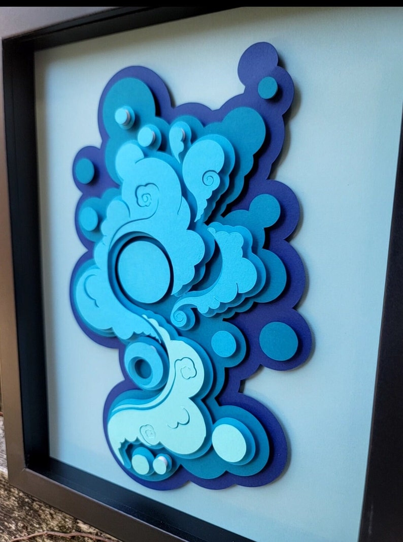 Layered Paper Art Limited Edition Abstract Original Art for - Etsy