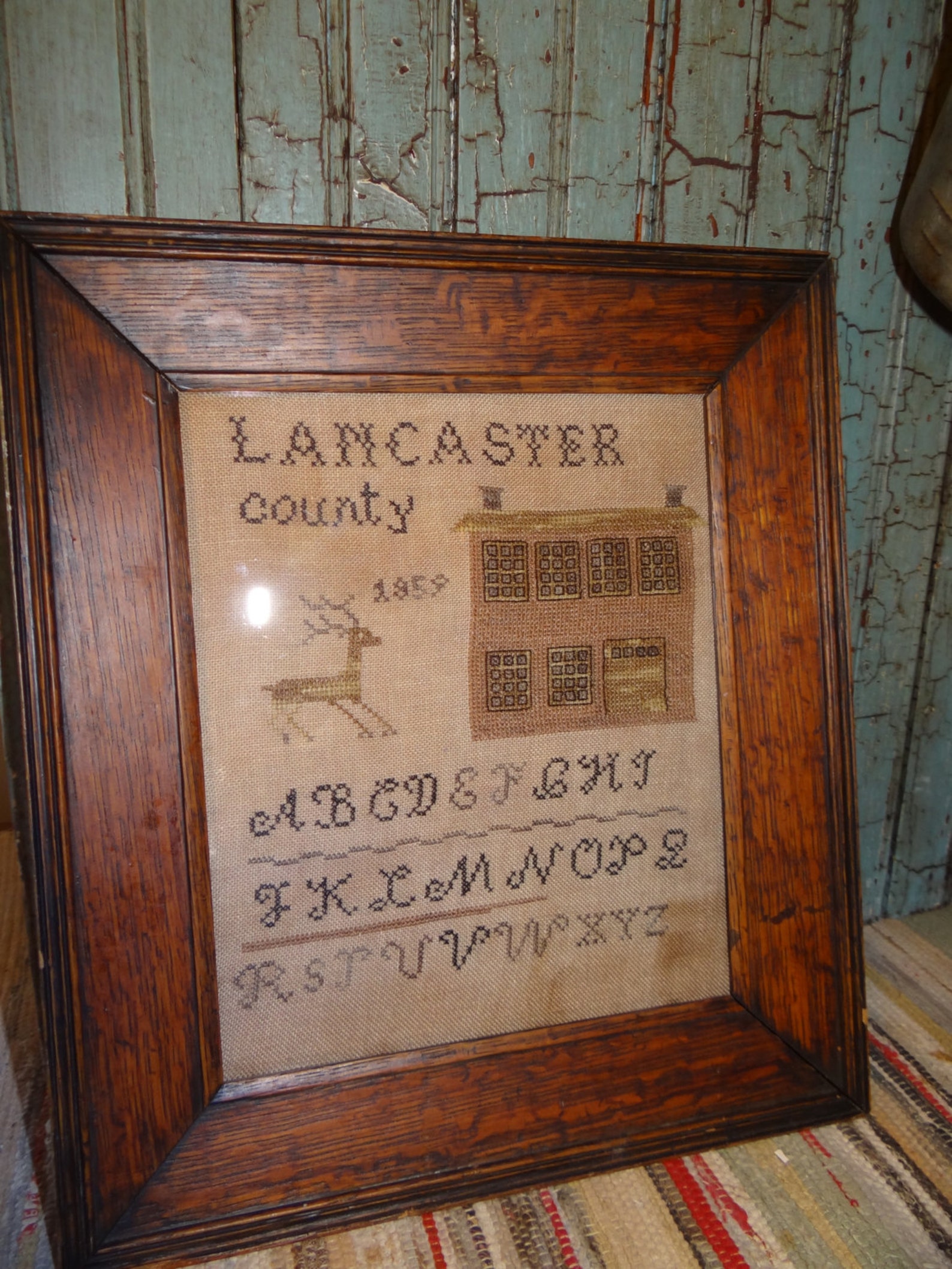 Lancaster County - 1859 Cross Stich Pattern - Etsy