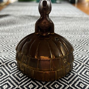 Vintage Southern Belle Solid Brass Daisies Basket Bonnet Functioning ...