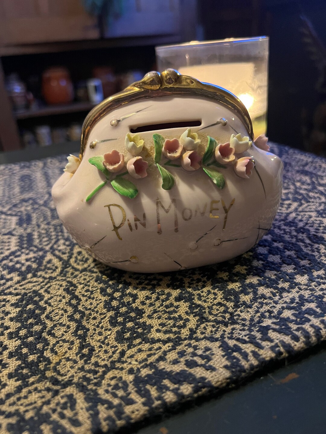 Vintage 1950s NAPCO Pin Money Bank Vintage Ceramic Bank Pink - Etsy