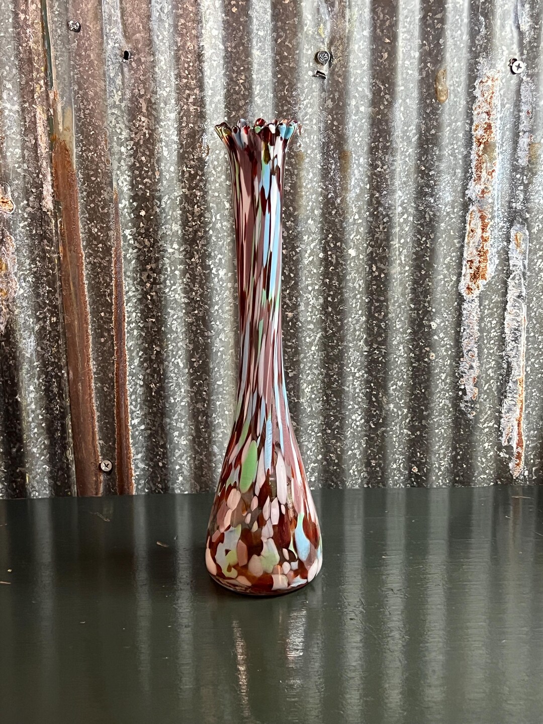 Vintage Blown Art Glass Bud Vase Del Coronado Nasco Products Japan ...