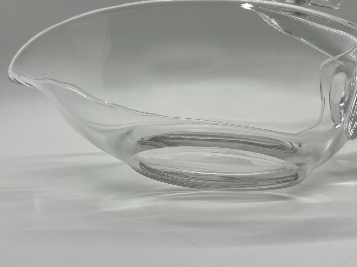 Vintage Duncan and Miller Swan Tiffin Art Glass Swan Vintage Swan Nut ...