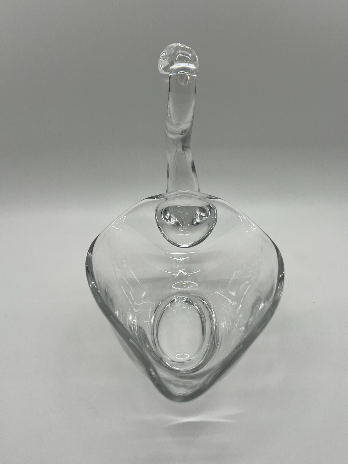 Vintage Duncan and Miller Swan Tiffin Art Glass Swan Vintage Swan Nut ...