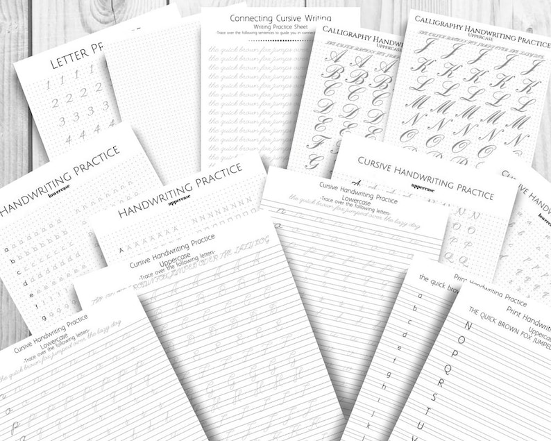 Ultimate Penmanship Complete Printable Handwriting Practice | Etsy Canada