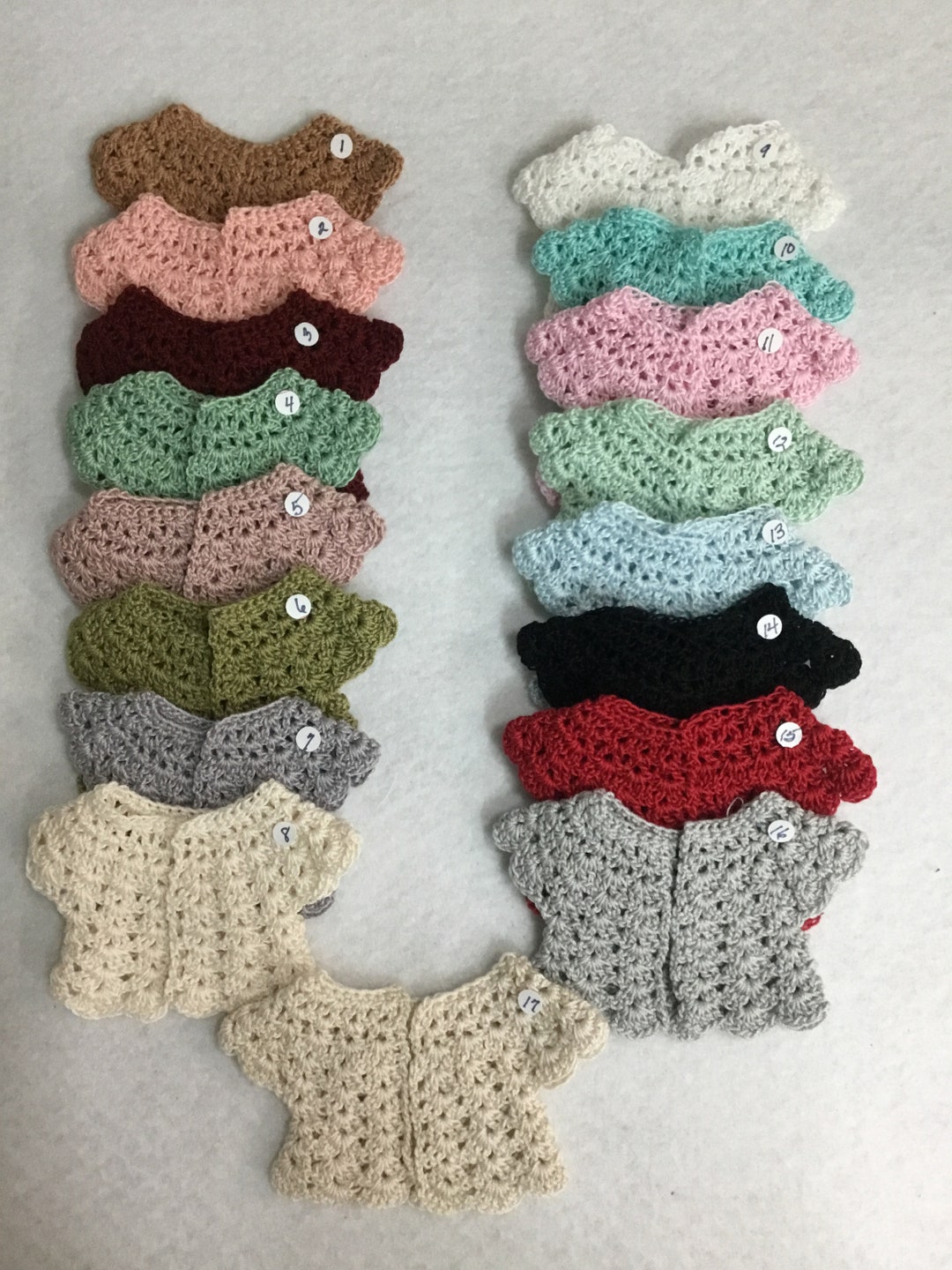 12” Ruby Red Siblies…………crocheted Vest - Etsy