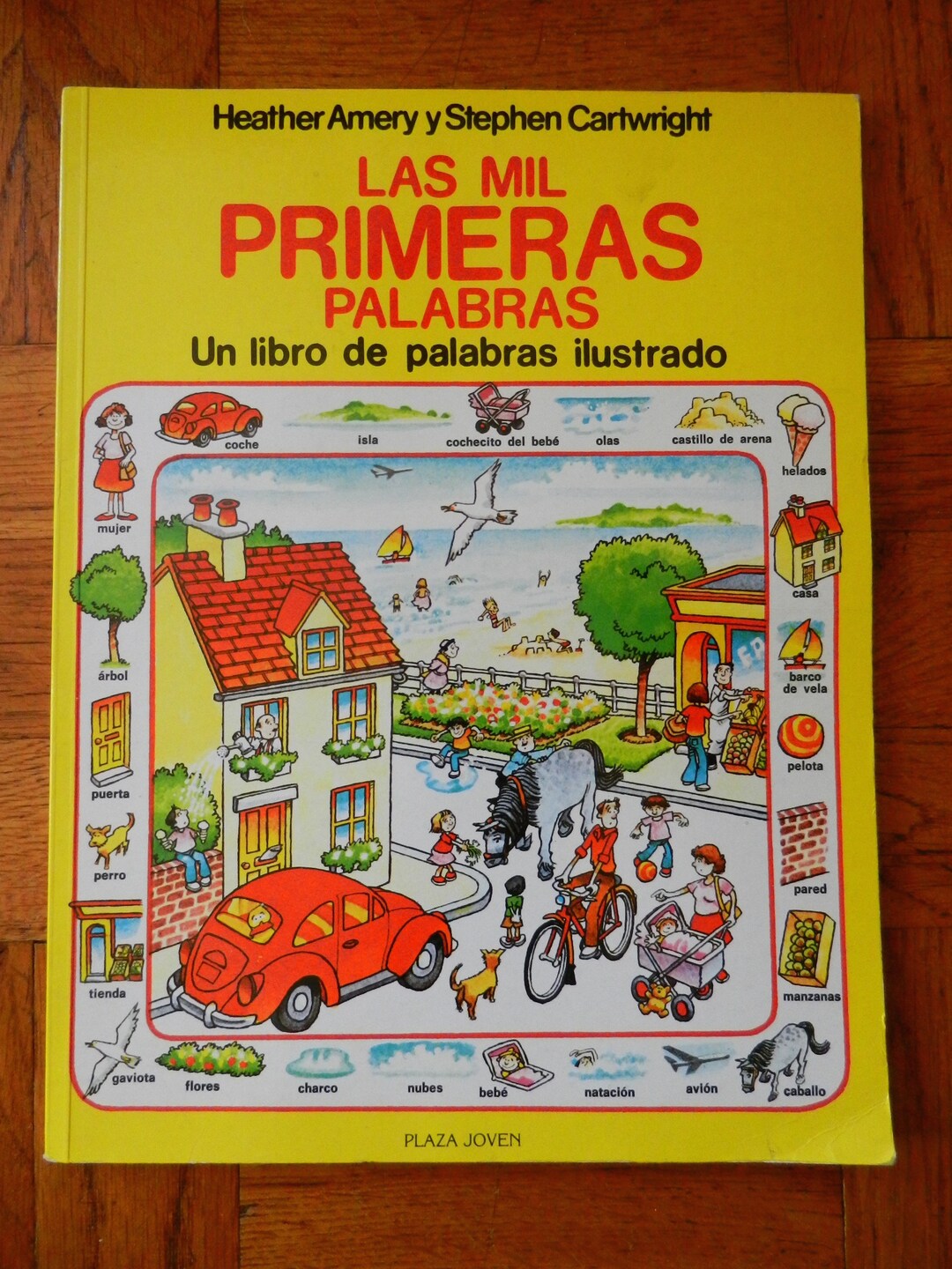 Vintage 80's the First Thousand Words A Picture Word Book Las Mi ...