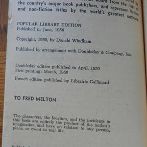Vintage 50's Let Me Alone (the Dog Star) by Donald Windham Paperback ...
