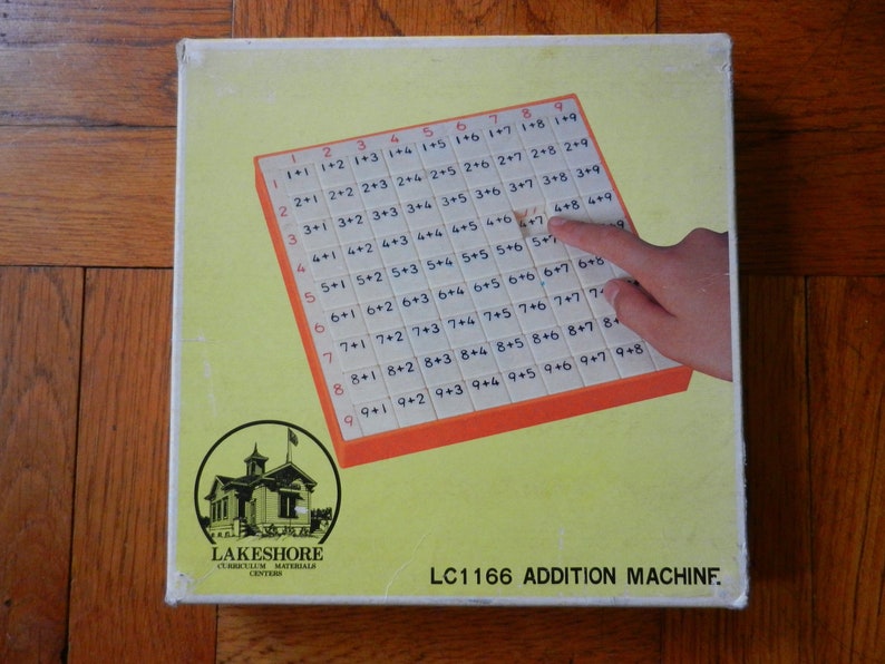 Retro 80's Lakeshore Addition Machine in Box - Etsy