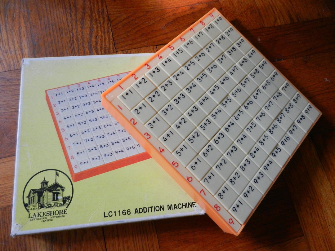 Retro 80's Lakeshore Addition Machine in Box - Etsy