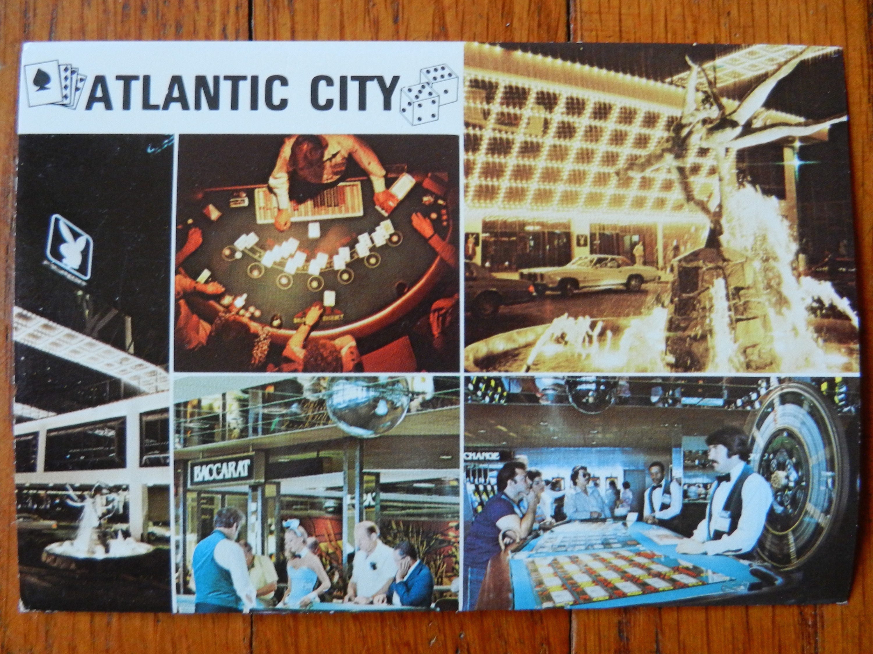 Vintage 80's Postcard Atlantic City Playboy Hotel & Casino New Jersey ...