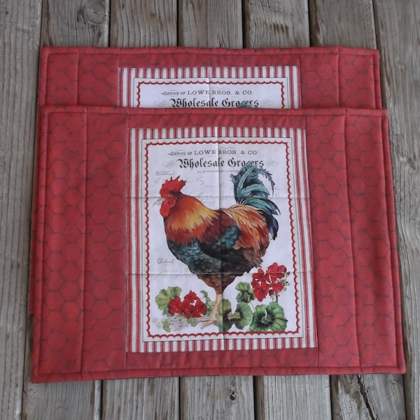 Chicken Rooster Hen Placemats - Etsy