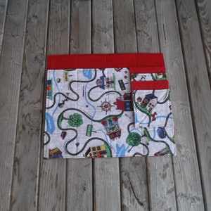 Childs Town Placemats, Quilted Fabric Placemats, Handmade Placemats ...