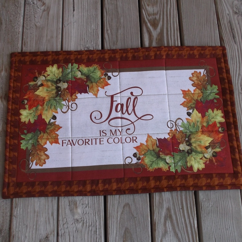 Fall Leaf Placemats - Etsy