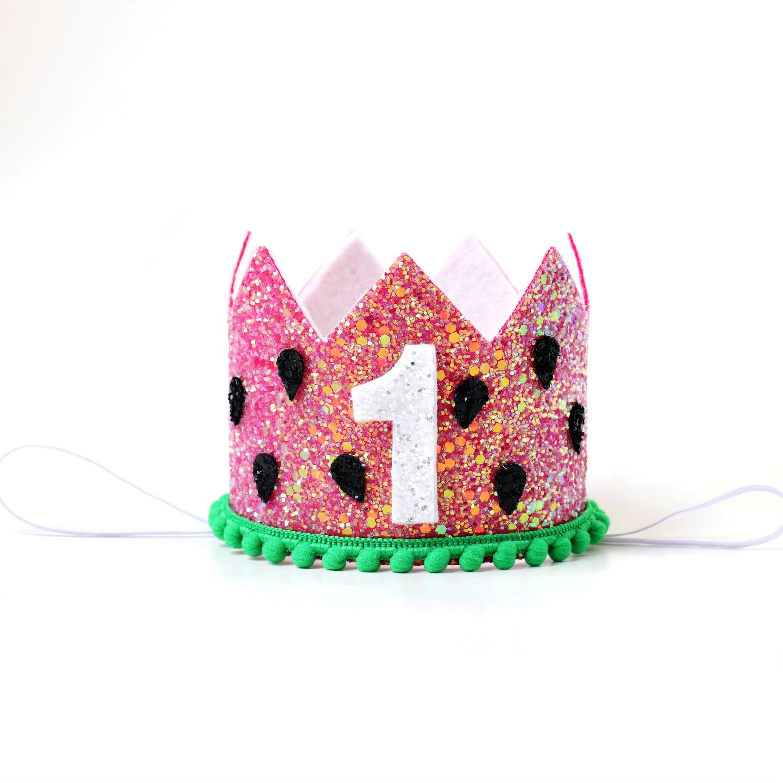 Watermelon Large Birthday Crown One in A Melon Birthday | Etsy