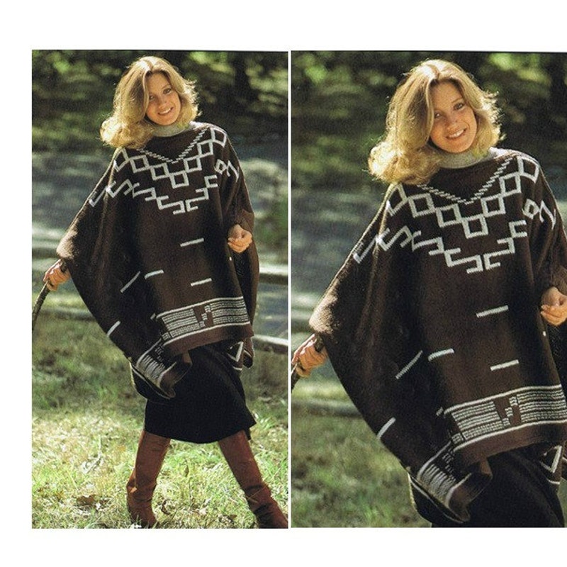 Western Poncho - Etsy