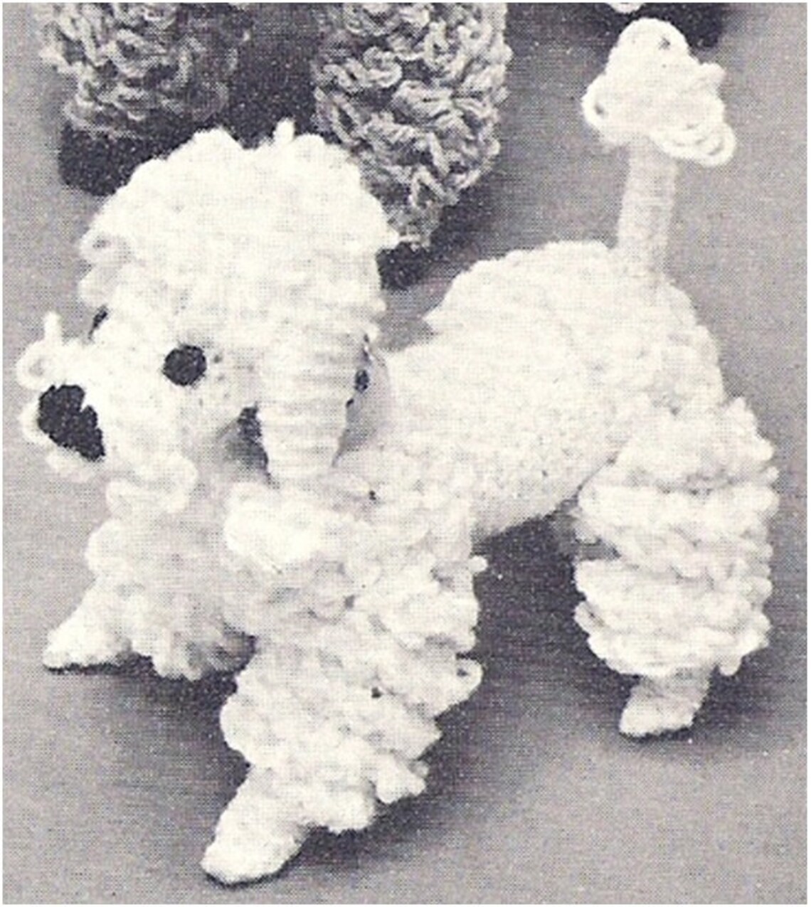 Crochet Poodle Pattern Crochet Dog Crochet Stuffed Animal - Etsy
