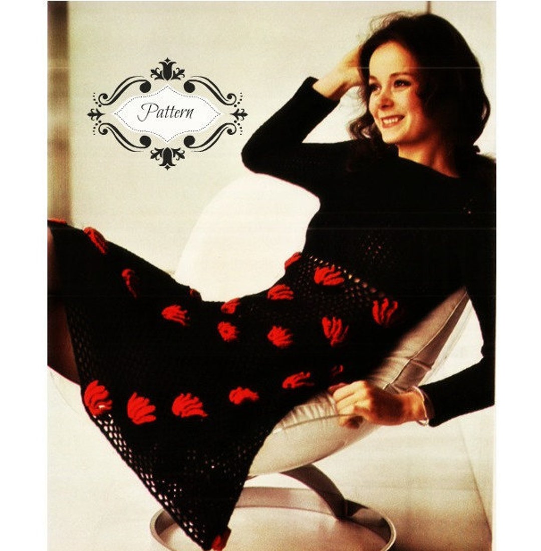 CROCHET DRESS PATTERN Crochet High Waist Dress Pattern Crochet Elegant ...