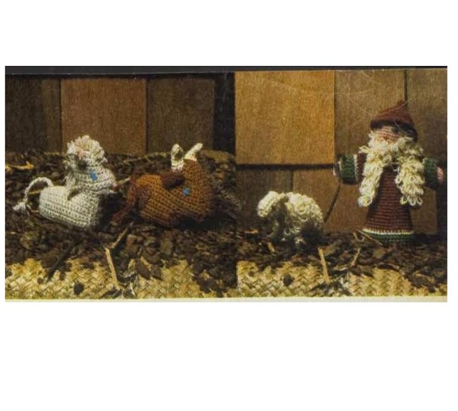 Crochet Christmas Pattern-crochet Nativity Scene Pattern Vintage 70s ...