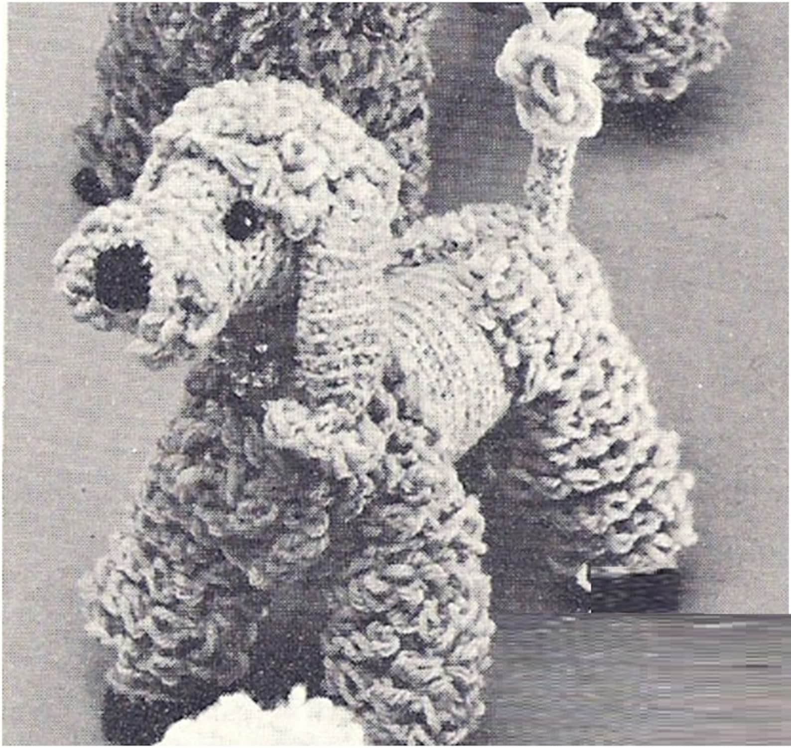 Crochet Poodle Pattern Crochet Dog Crochet Stuffed Animal - Etsy