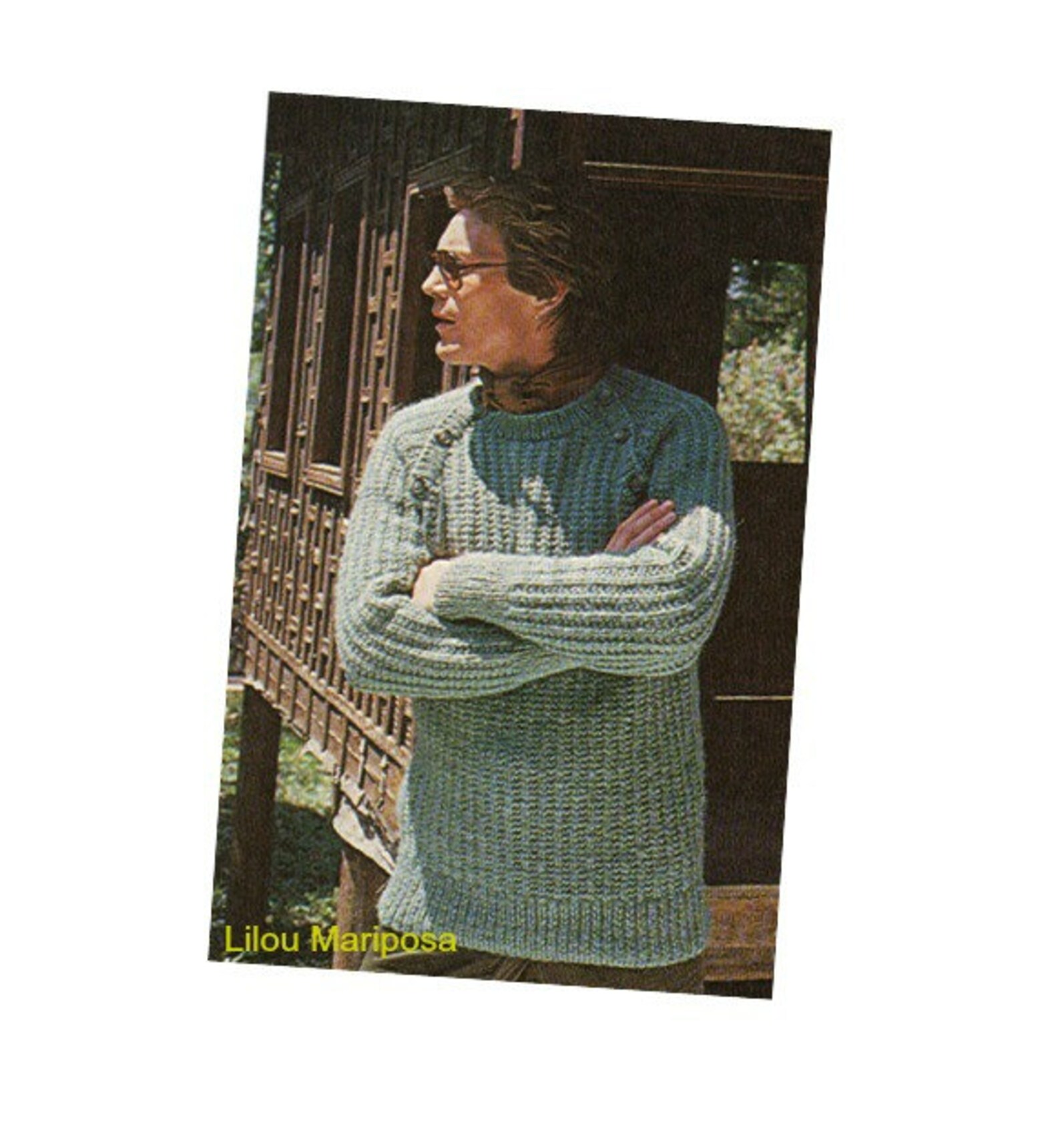 Vintage MENS Sweater Pattern-knitted Sweater Mens Patterns | Etsy