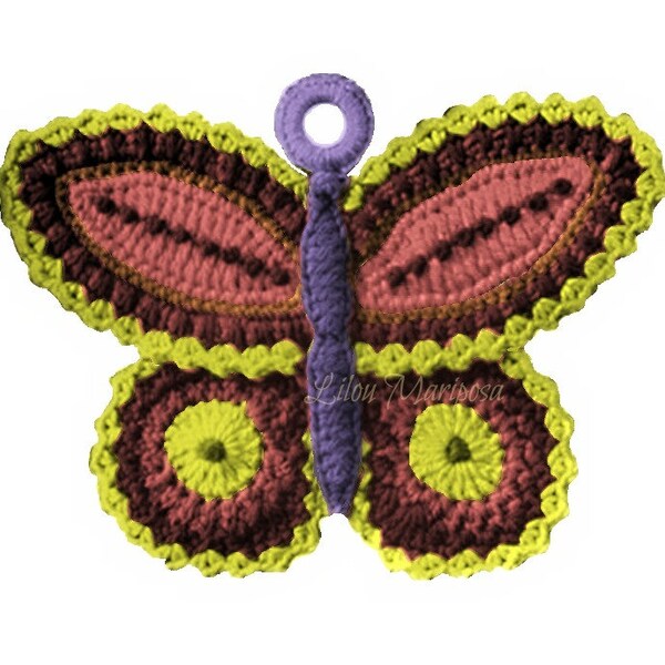 Butterfly Potholder - Etsy