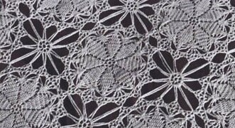 Crochet Star Motif Pattern Vintage 70s Crochet TABLECLOTH - Etsy
