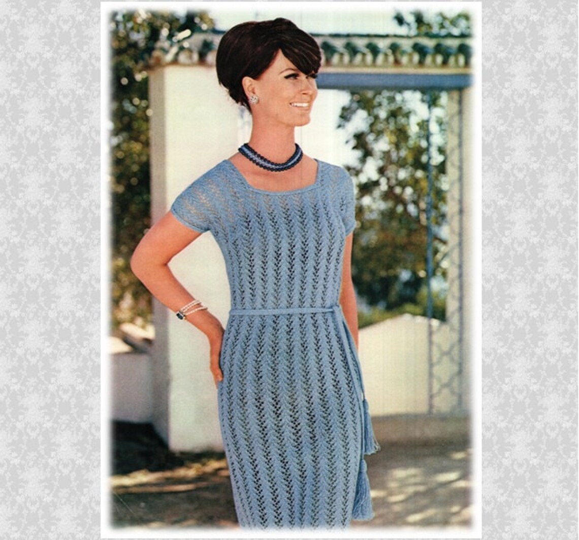 Dress Pattern Mod Dress Pattern Vintage 60s Shift Dress | Etsy