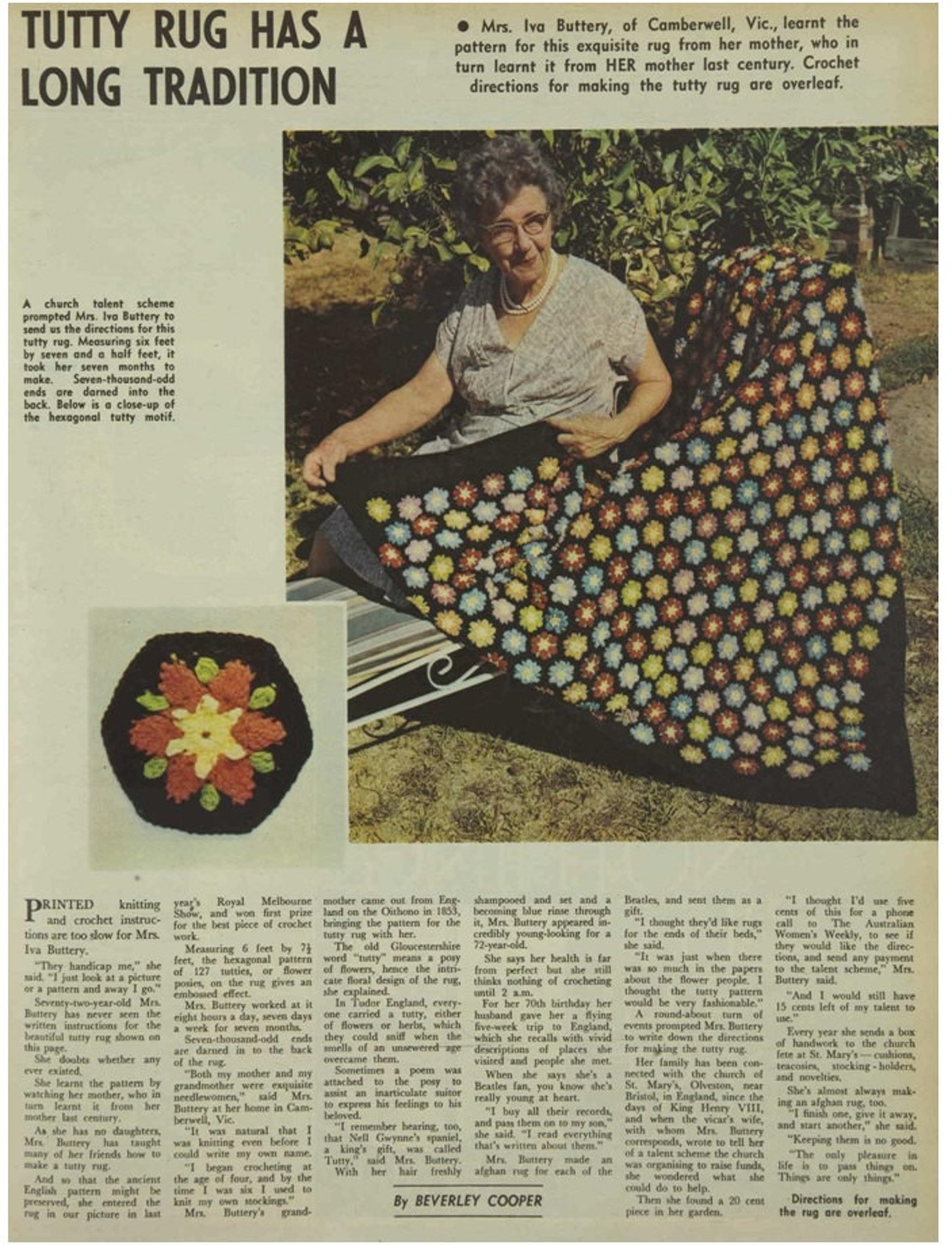 Crochet BLANKET Pattern Vintage 70s Crochet Granny Afghan | Etsy