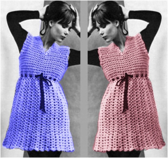 Crochet Dress Pattern Crochet Drawstring Dress Pattern Crochet - Etsy