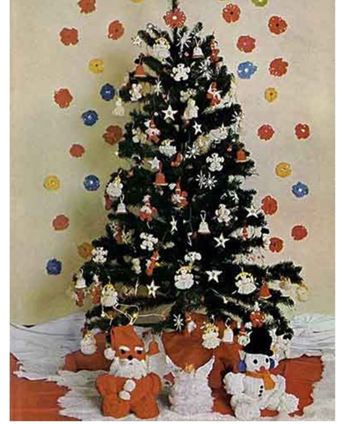 Crochet HOLLY WREATH Ornament Patterns Vintage 40s Crochet - Etsy