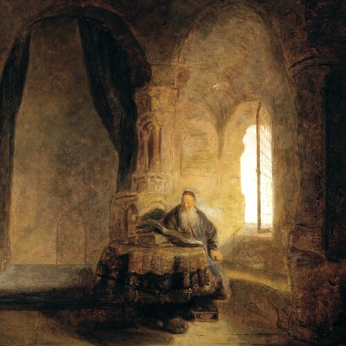 Philosopher Reading by Rembrandt in Various Sizes Giclee - Etsy