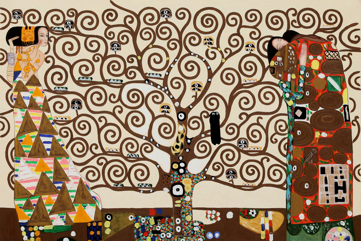 Gustav Klimt Tree Of Life Wallpaper