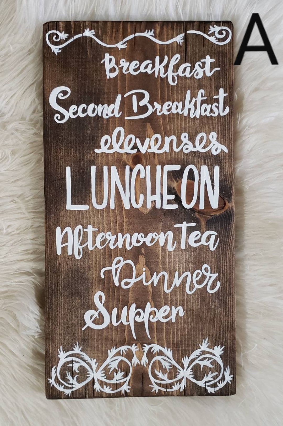 Hobbit Meals Sign From Lord of the Rings - Etsy