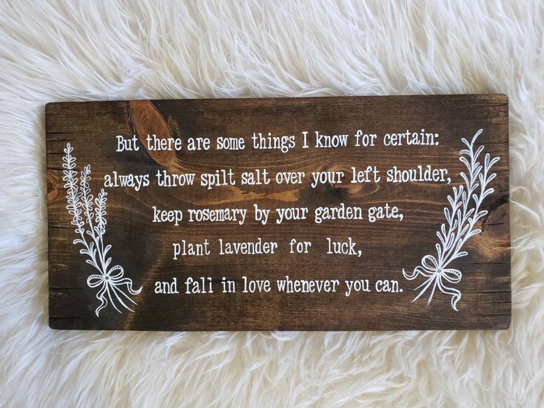 Practical Magic Quote Sign - Etsy