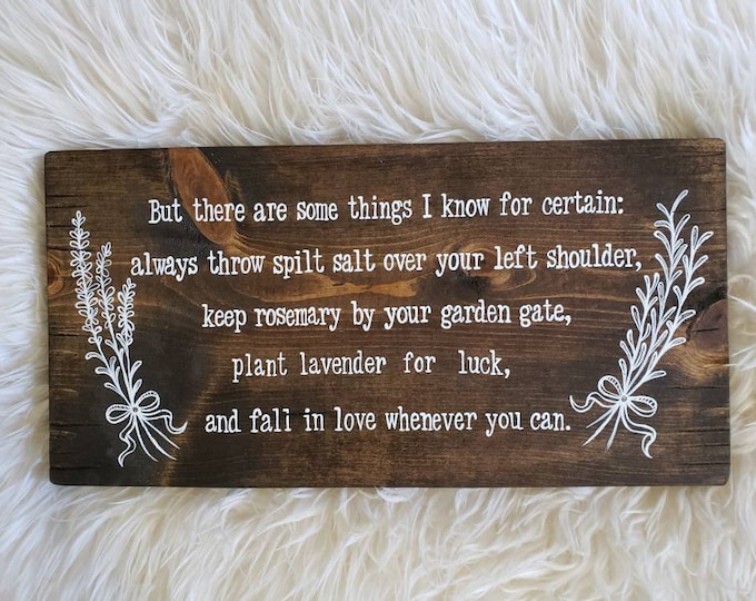 Practical Magic Quote Sign - Etsy