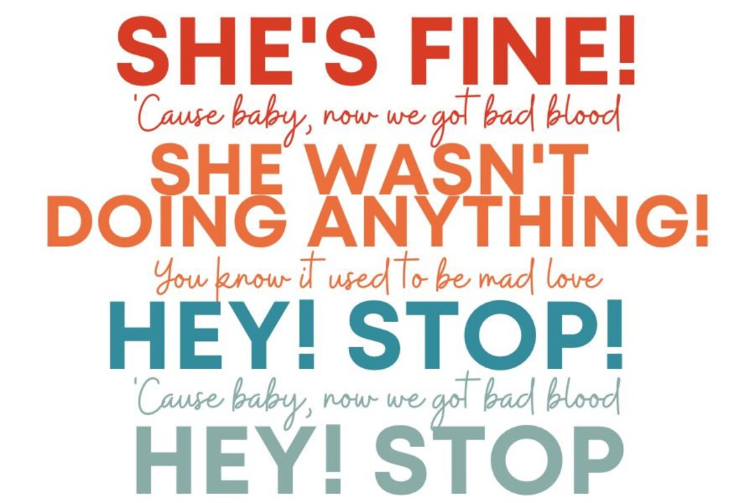 Taylor Swift - SVG and PNG - Hey Stop! - Digital Download - Etsy