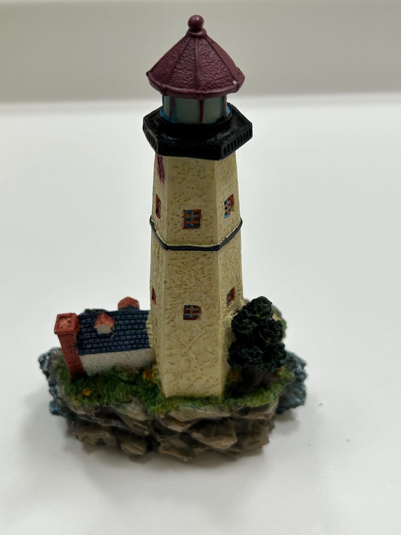 Vintage Ceramic Lighthouse - 7.5” Tall - Etsy