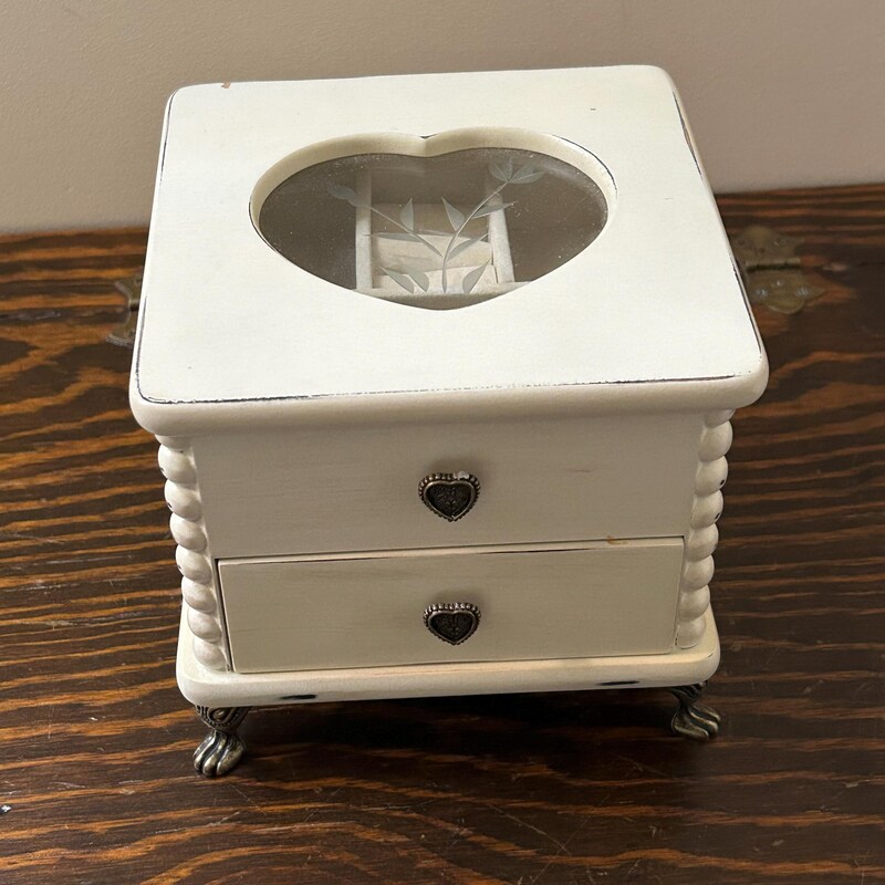 White Jewelry Box - Etsy