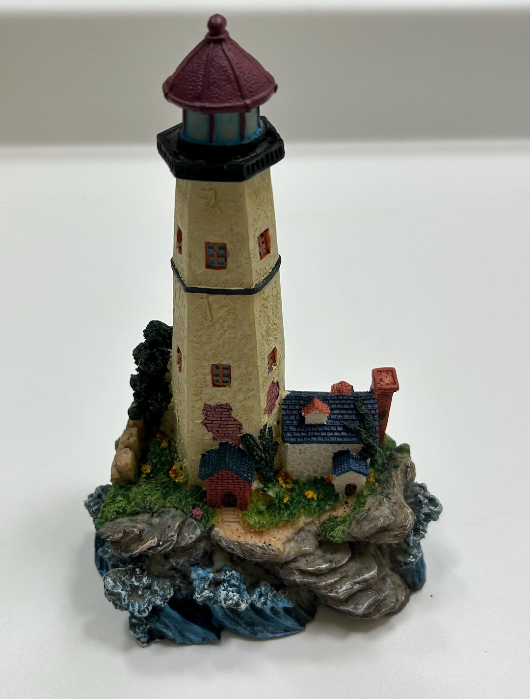 Vintage Ceramic Lighthouse - 7.5” Tall - Etsy