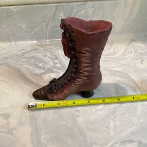Vintage Victorian Boot Figurine - Etsy