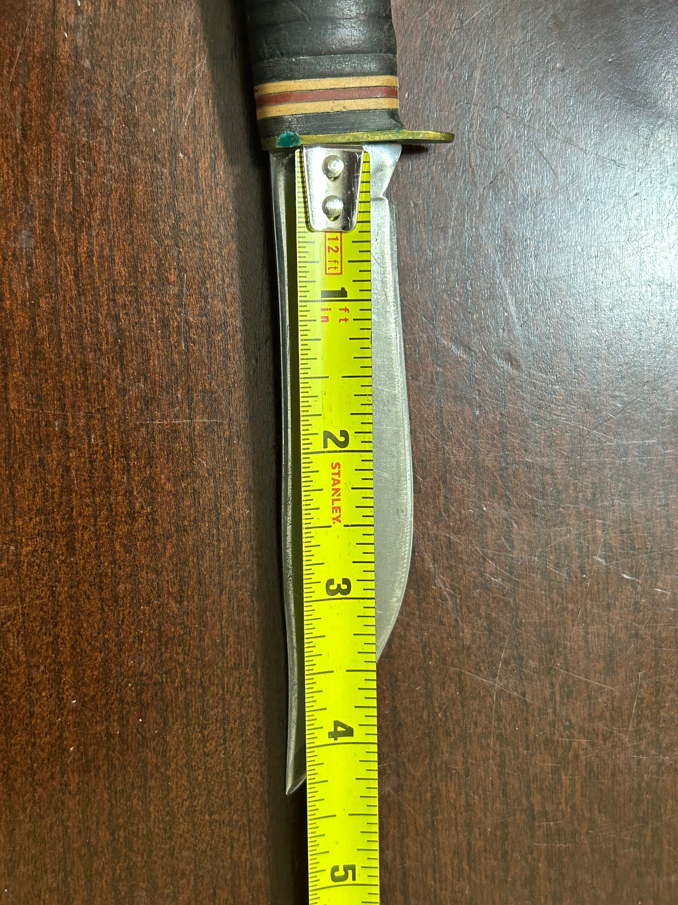 Vintage Kabar 1202 USA Hunting Sheath Knife 4.5 Blade - Etsy