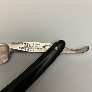 Vintage Imperial Razor - Germany Straight Razor - Etsy