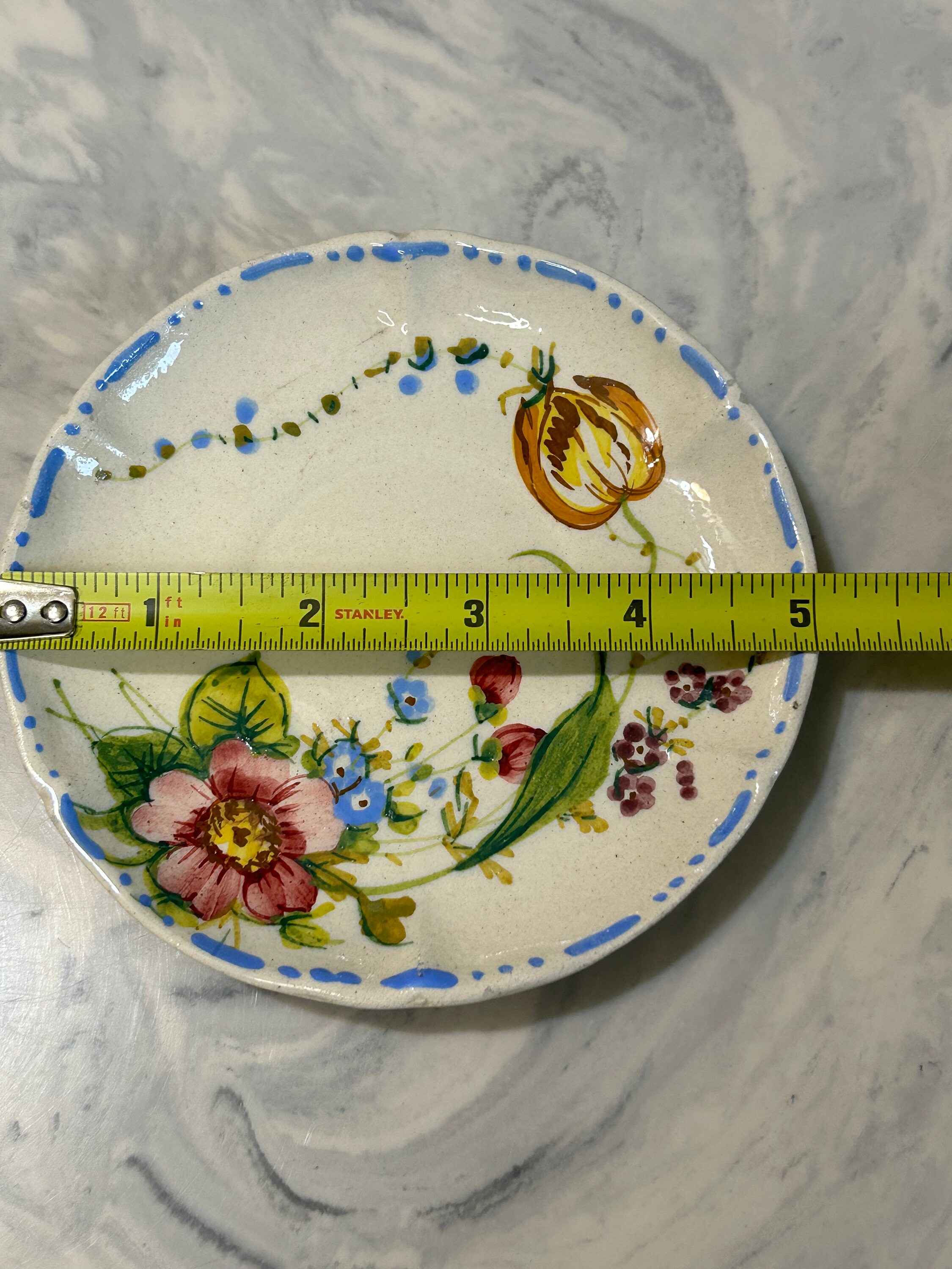 Vintage Made in Italy Hand Made Set of 4 Tea Cups - Etsy