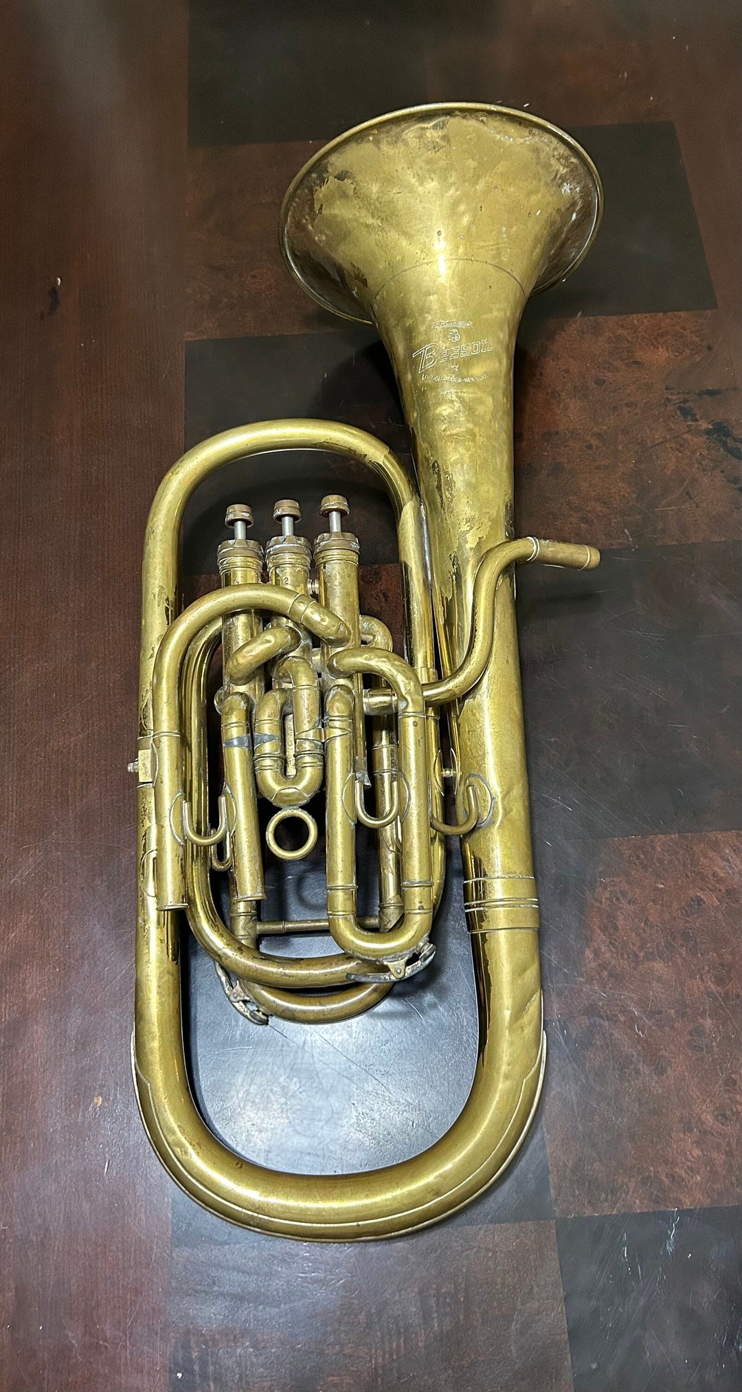 Vintage Besson Solid Brass Horn - Made in England - Etsy