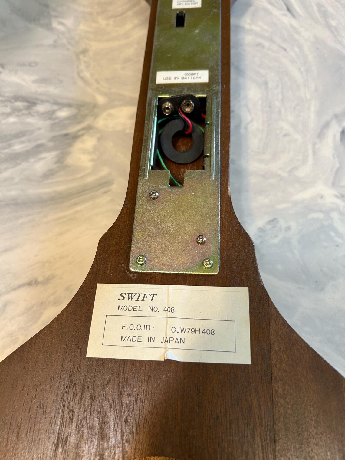 Vintage Swift Model No 408 Wall Clock Barometer and Radio Station Not ...