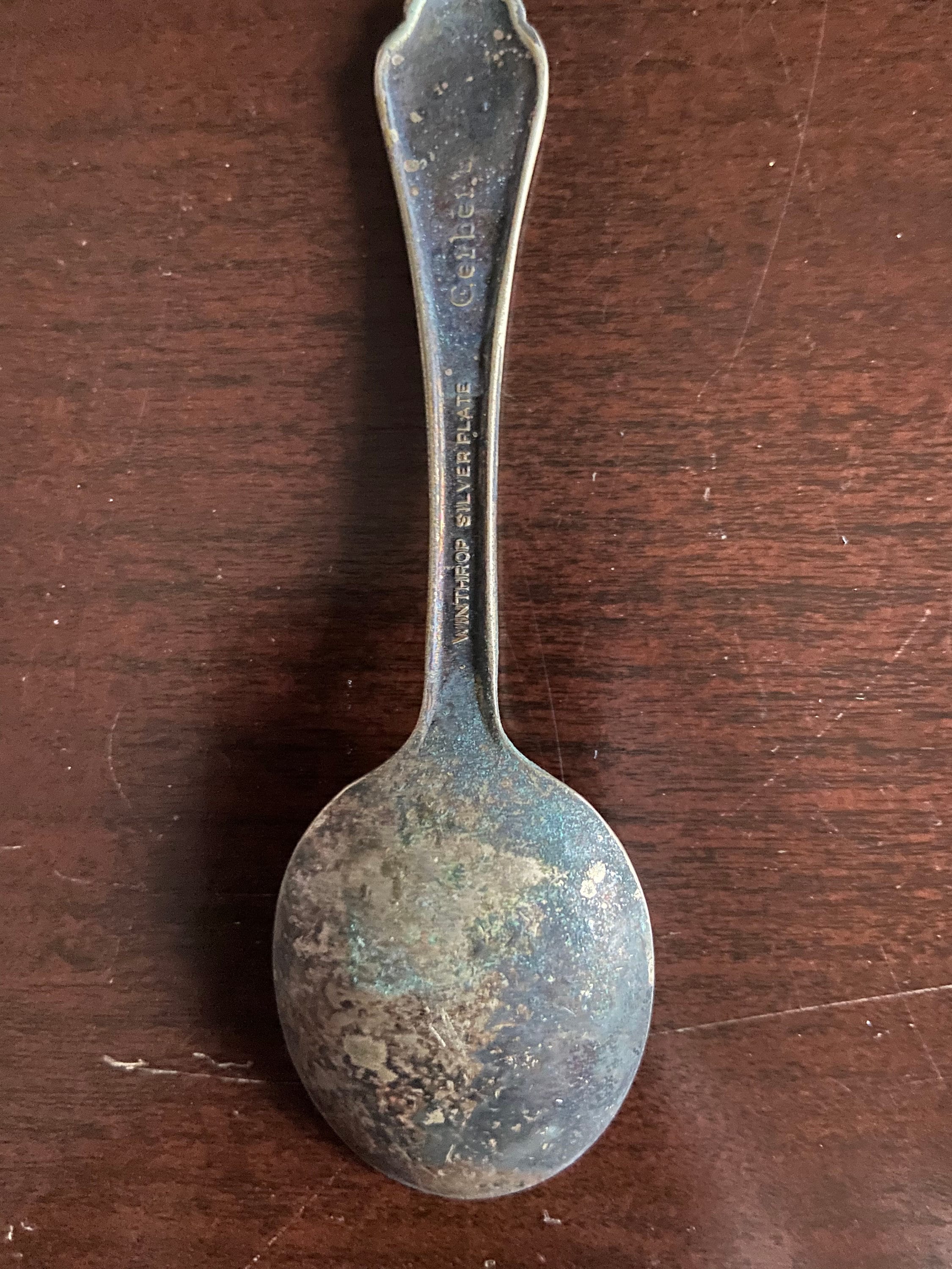Vintage Winthrop Silver Plated Original Gerber Baby Spoon - Etsy