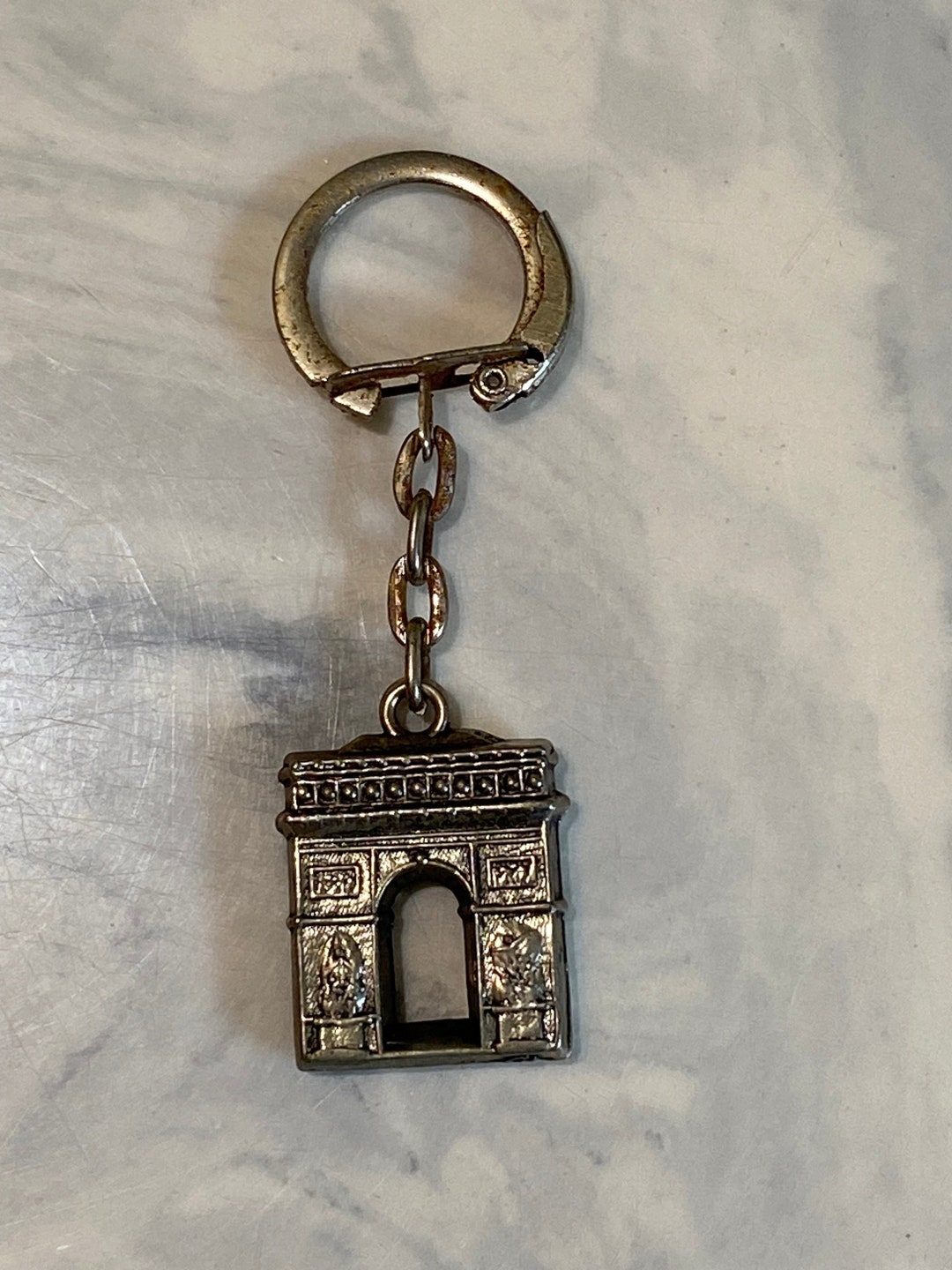 Vintage Arc De Triomphe Keychain - Etsy